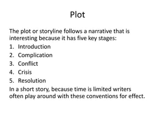 Narrative writing character and plot | PPT