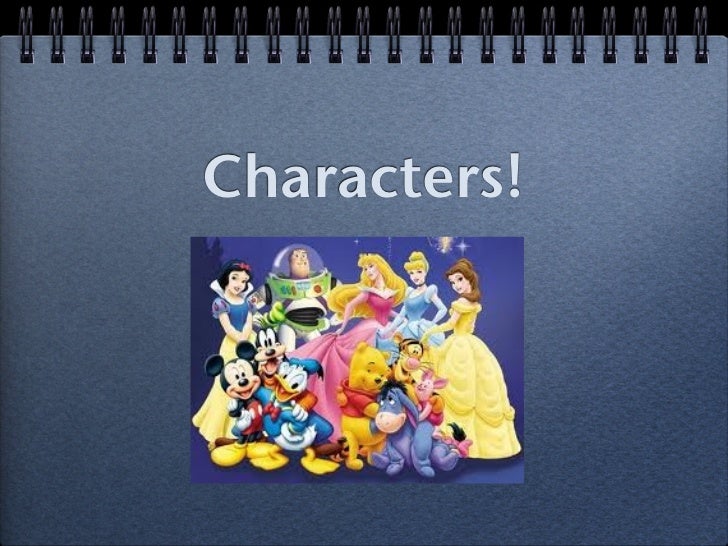 Narrative writing characters