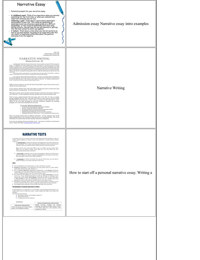 Narrative Writing Essay | PDF