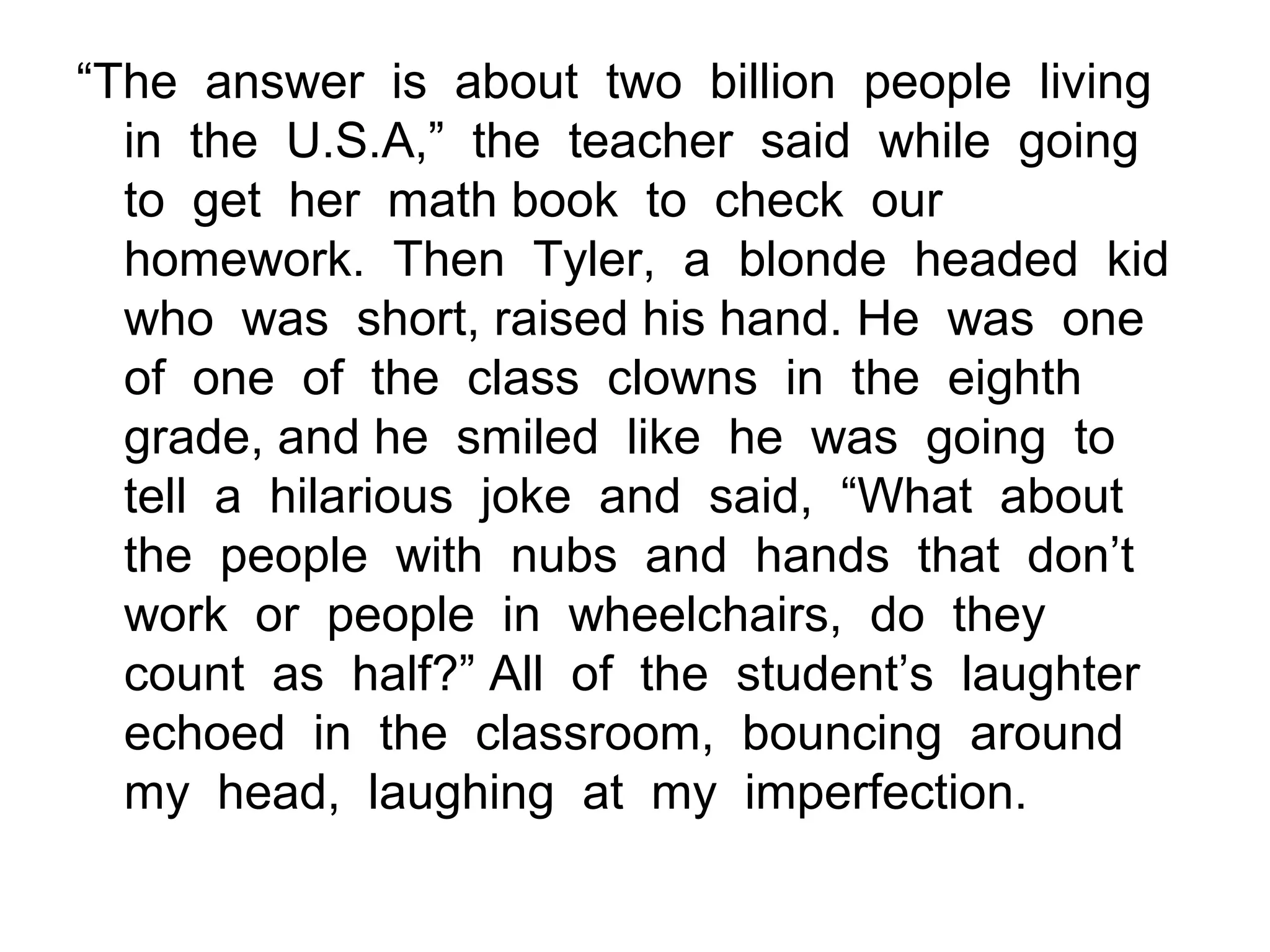 Narrative writing examples | PPT