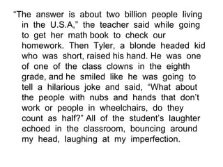 Narrative writing examples | PPT