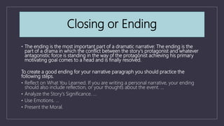 Narrative writing ppt | PPTX