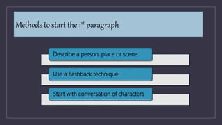 Narrative writing ppt | PPTX