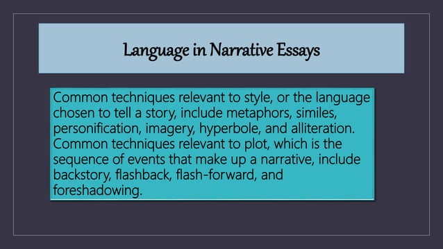 Narrative writing ppt | PPTX