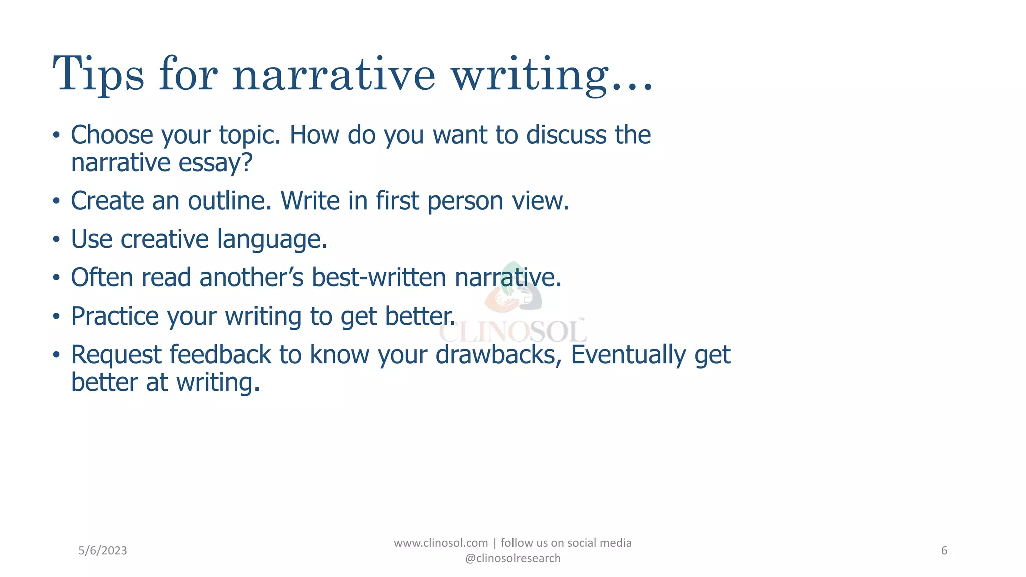 Narrative Writing | PPT