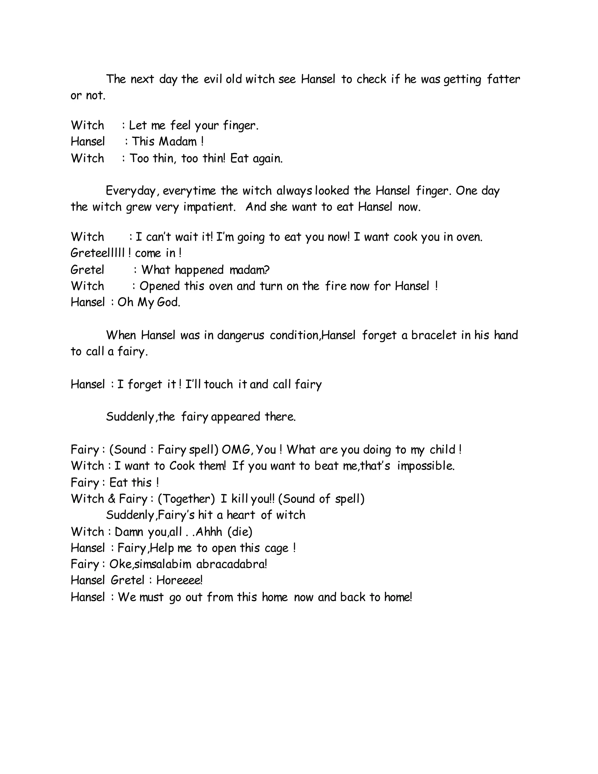 Naskah Drama Inggris | DOCX