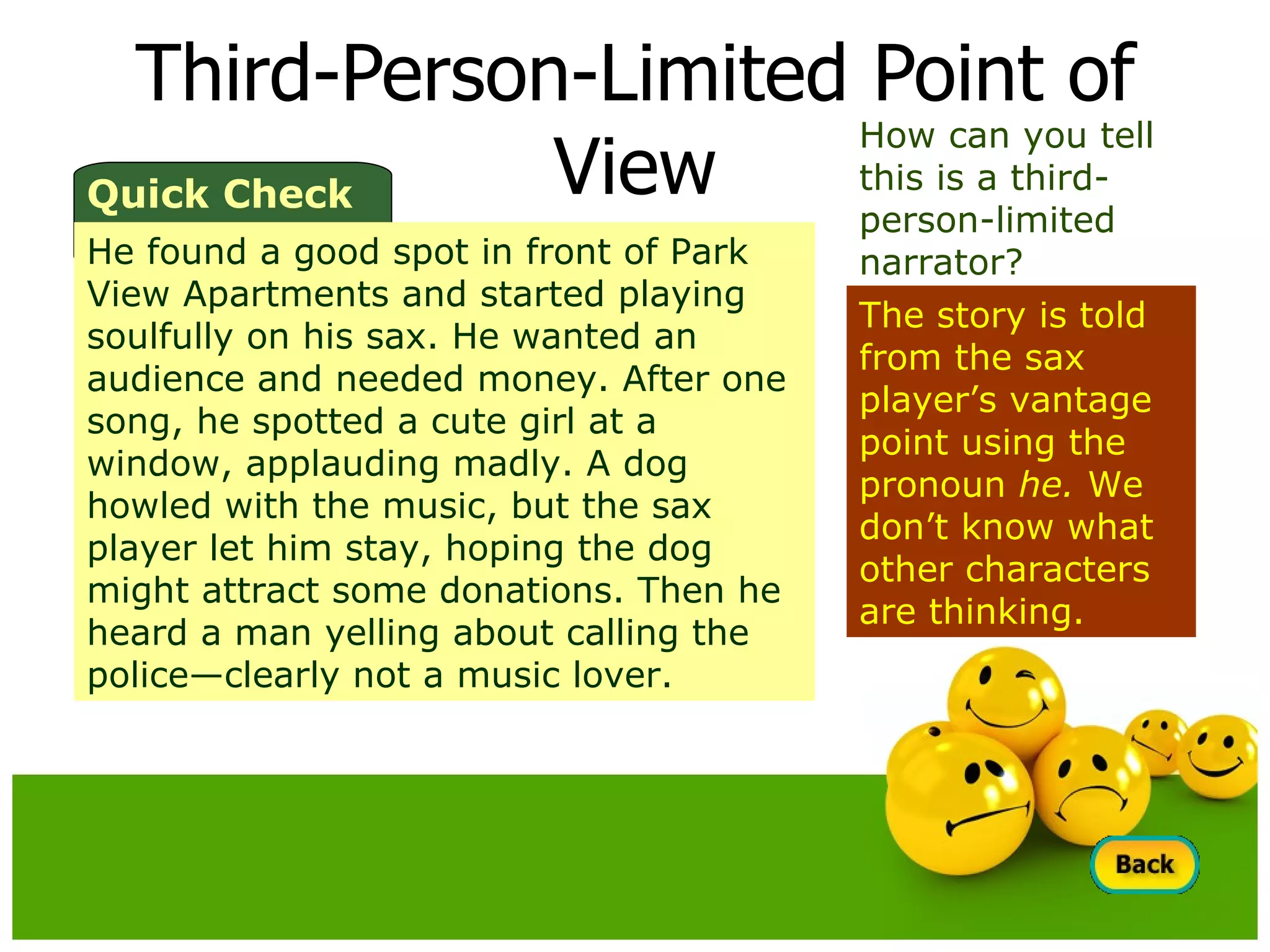 Narrator and voice | PPT