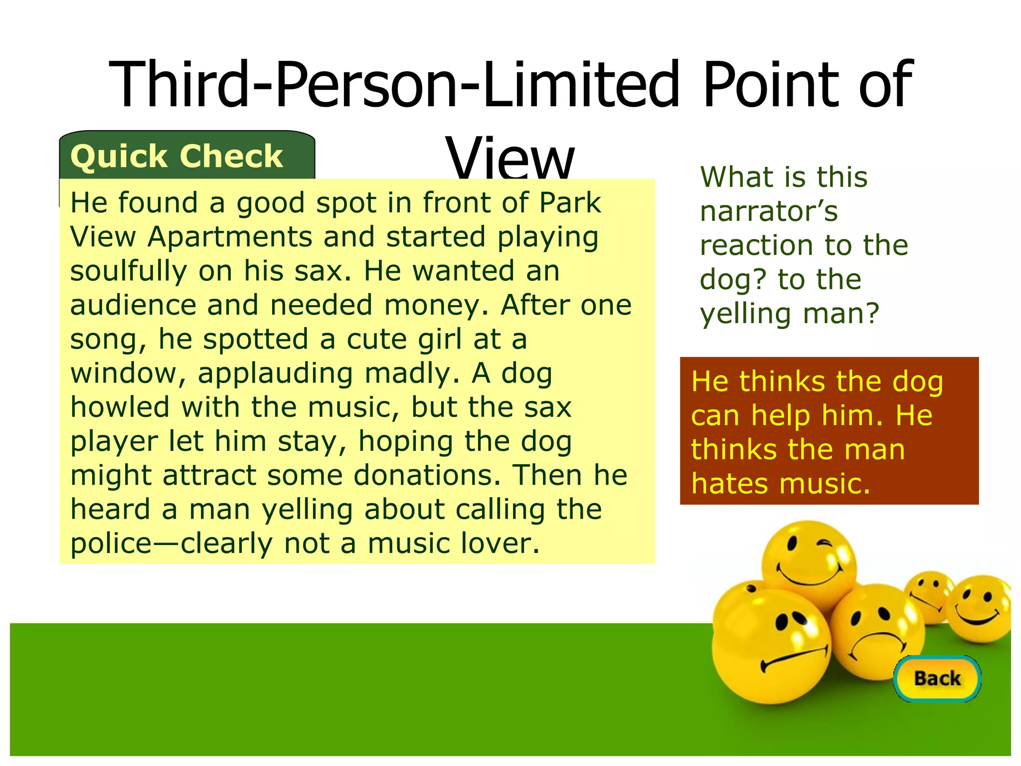 Narrator and voice | PPT