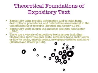 Narrative and Expository Text Instruction | PPT