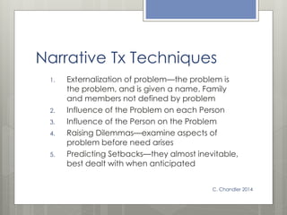 Narrative Therapy | PPTX