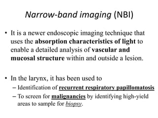 Narrow band imaging | PPTX