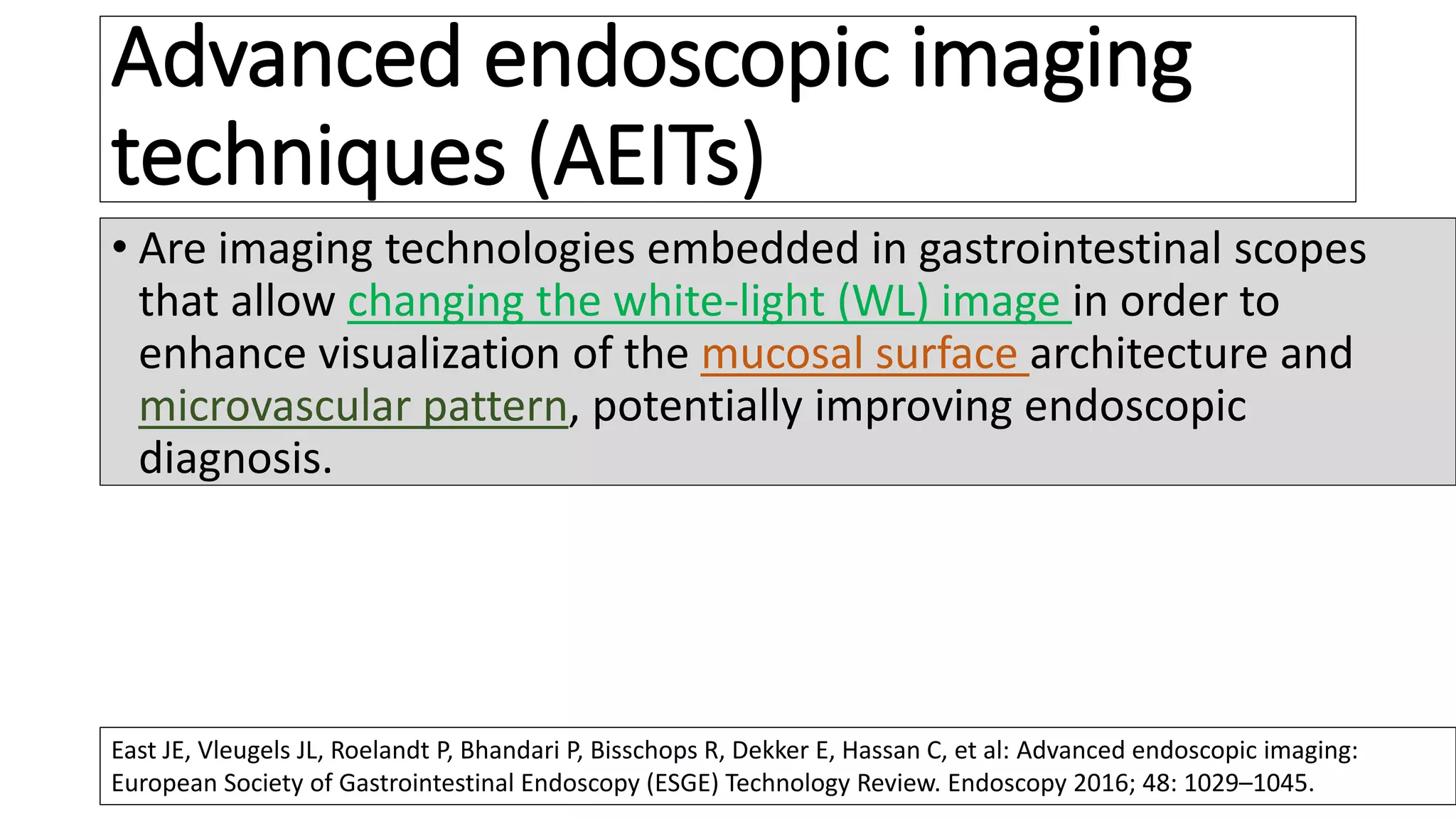 Narrow band imaging | PPTX