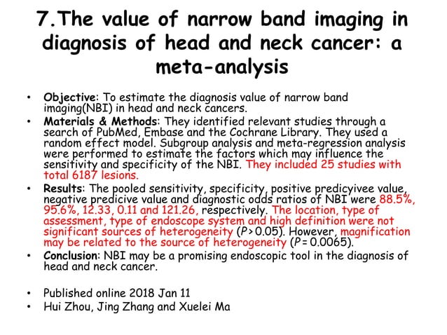 Narrow band imaging(nbi) in ent -Dr.Ashly Alexander | PPTX | Ear, Nose ...