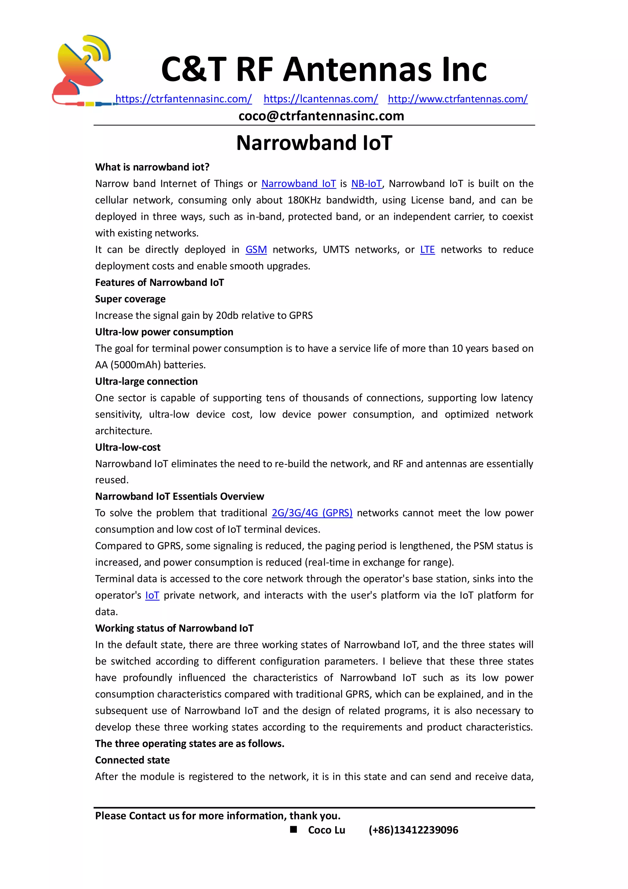 Narrowband IoT | PDF