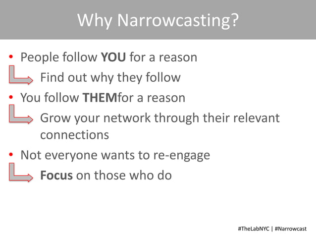 Narrowcasting | PPTX