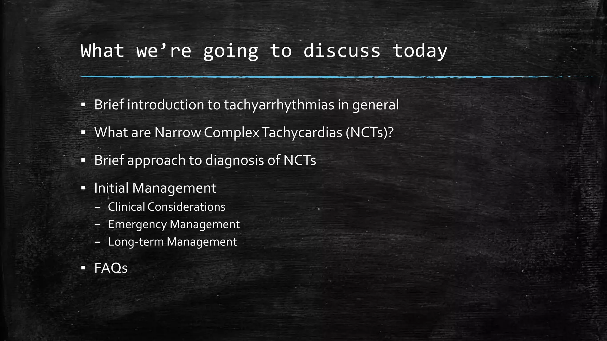 Approach to Narrow complex tachycardia | PPTX