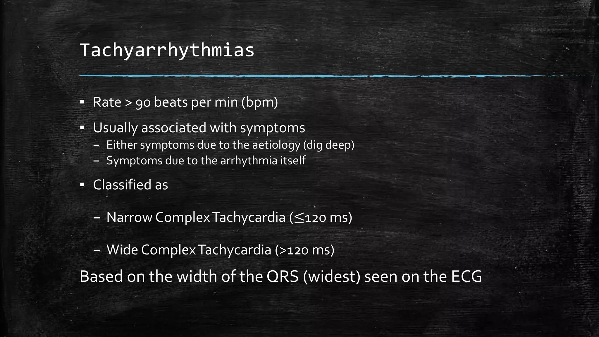 Approach to Narrow complex tachycardia | PPTX