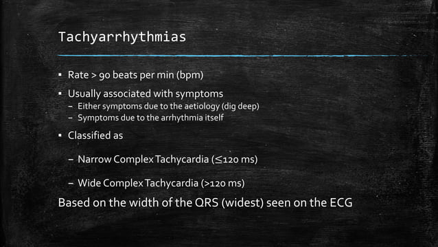 Approach to Narrow complex tachycardia | PPTX