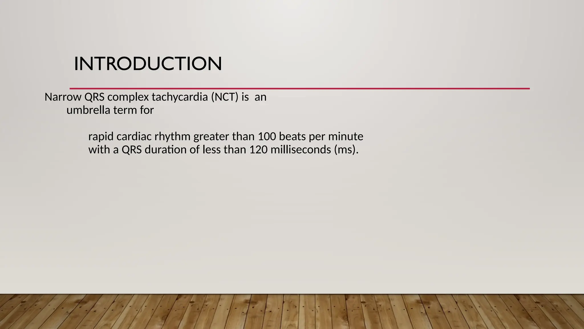 Approach to diagnosis of narrow complex tachycardia | PPTX