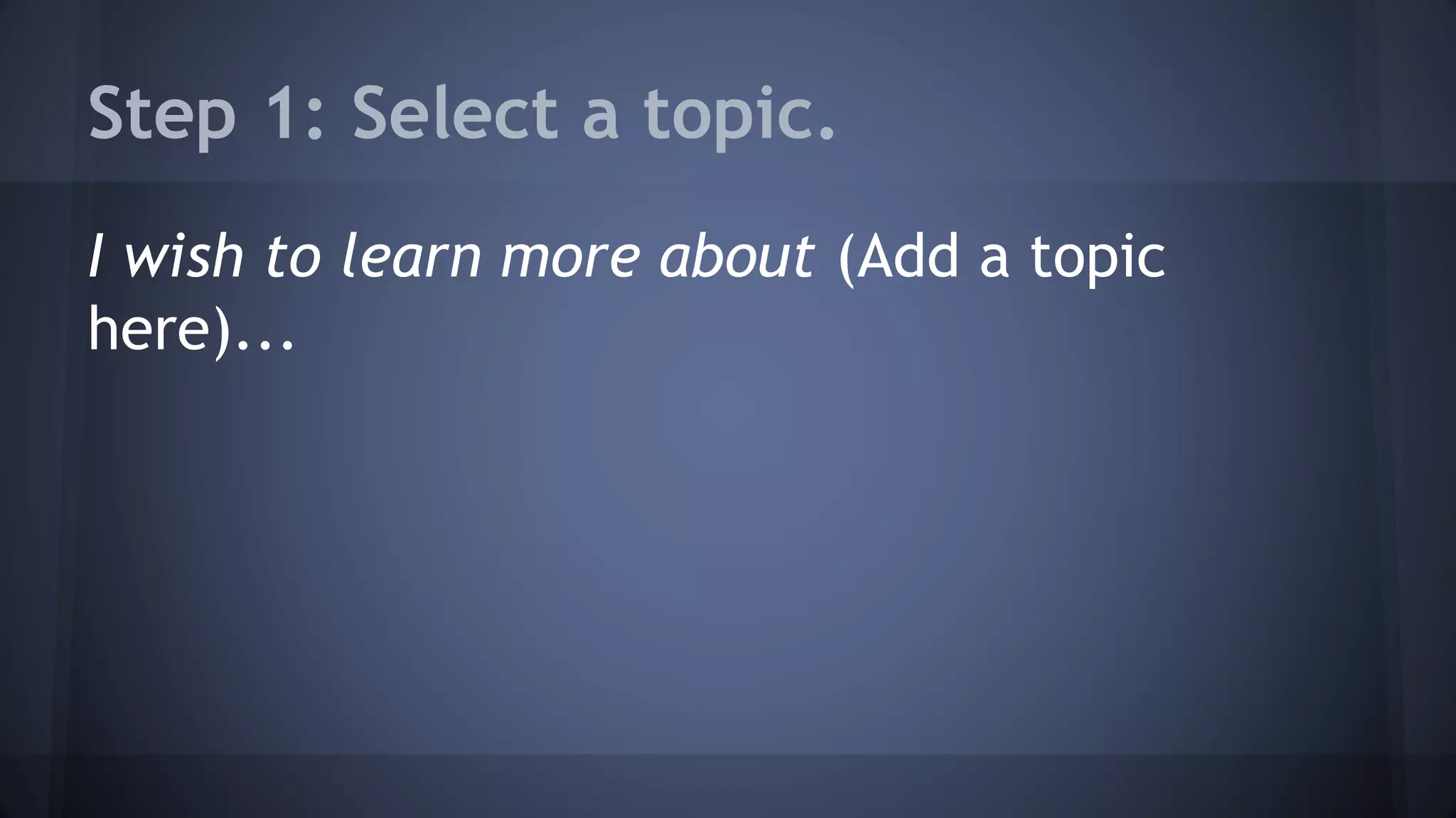 Narrowing Down a Research Topic | PPTX