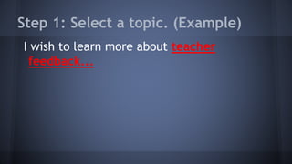 Narrowing Down a Research Topic | PPTX