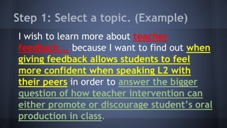 Narrowing Down a Research Topic | PPTX