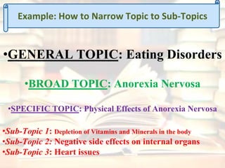 Narrowing thesis statement | PPTX