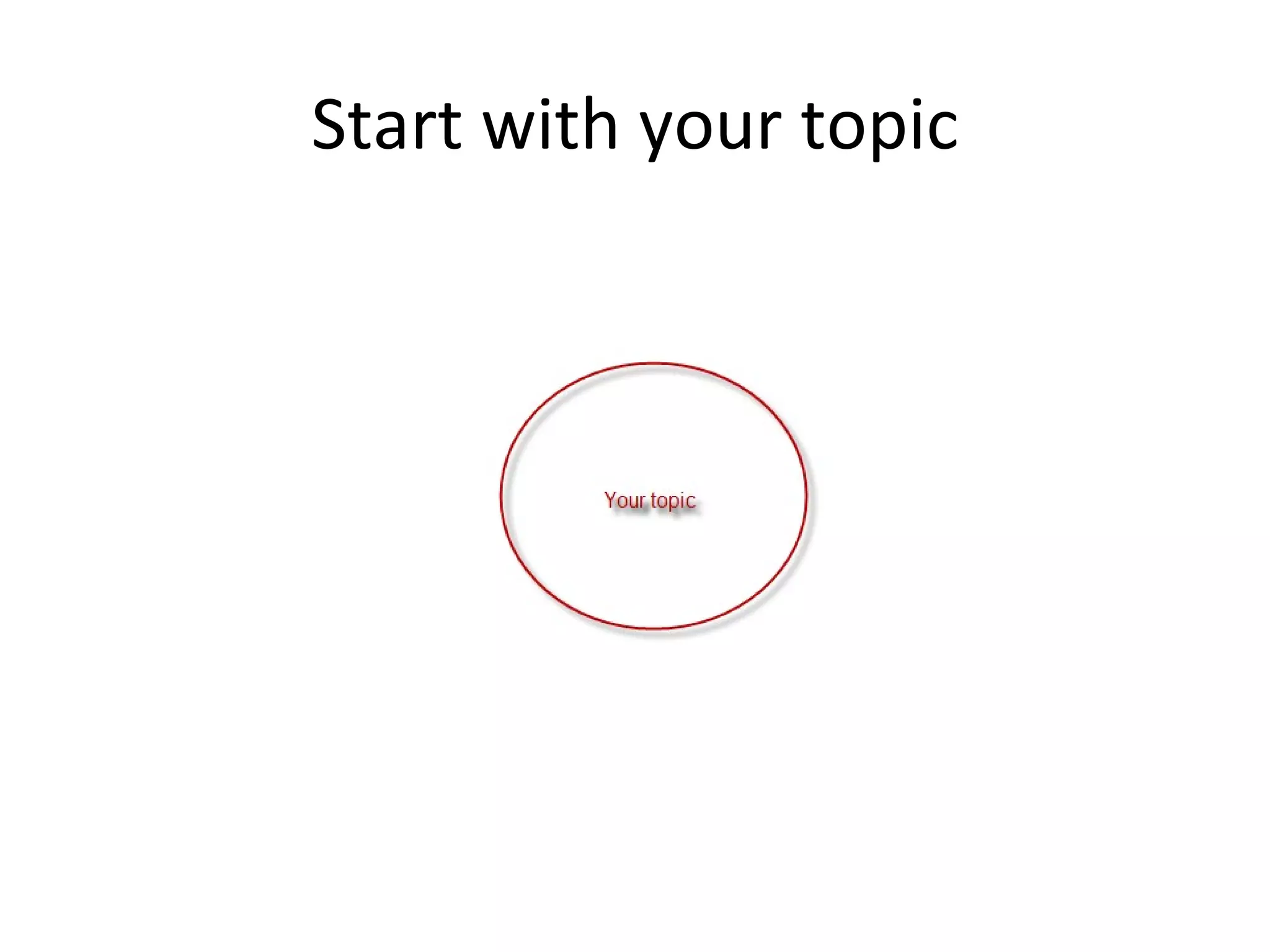 Narrowing your topic | PPT