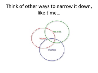 Narrowing your topic | PPT