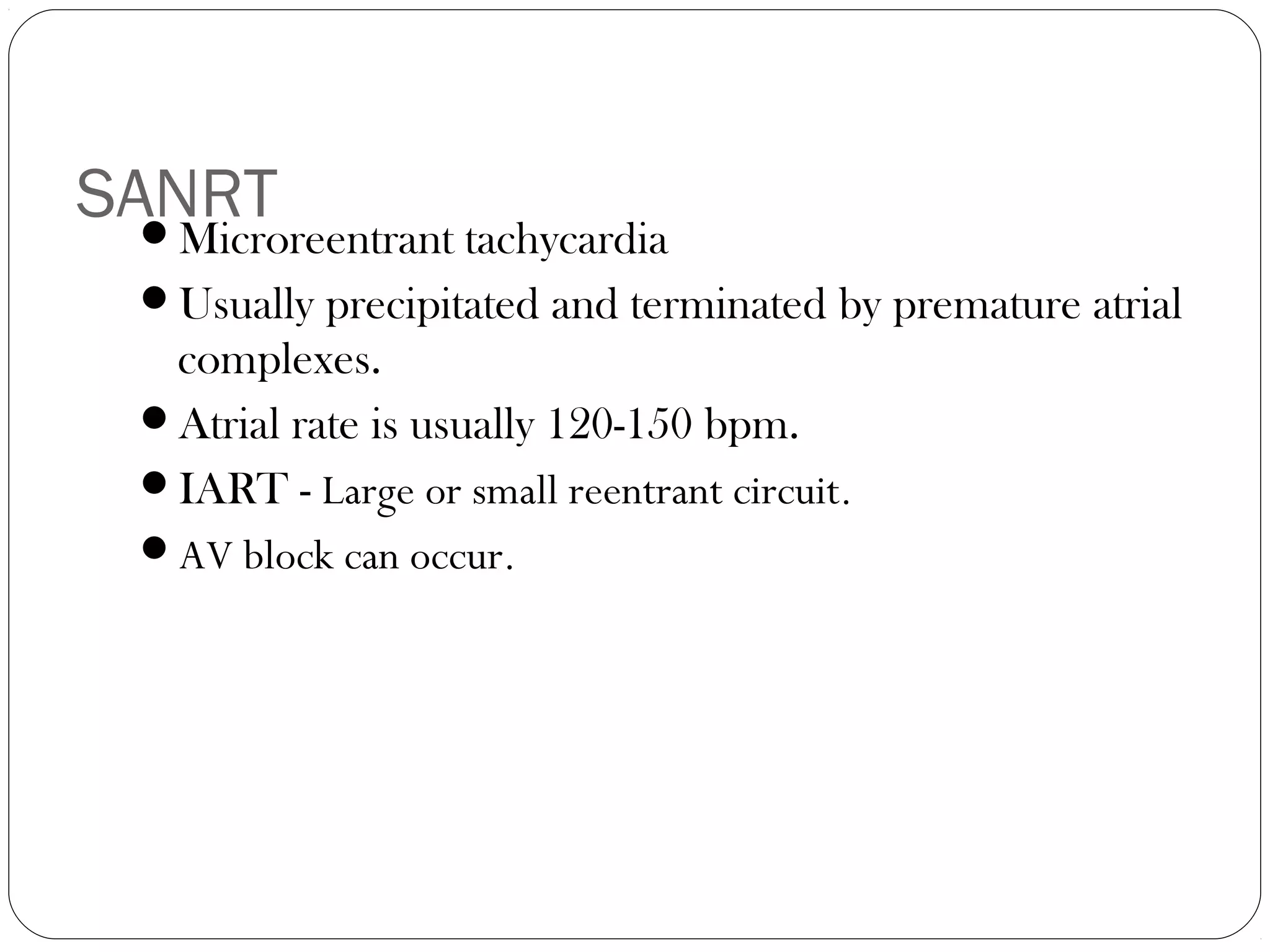 Narrow QRS Tachycardia | PPT