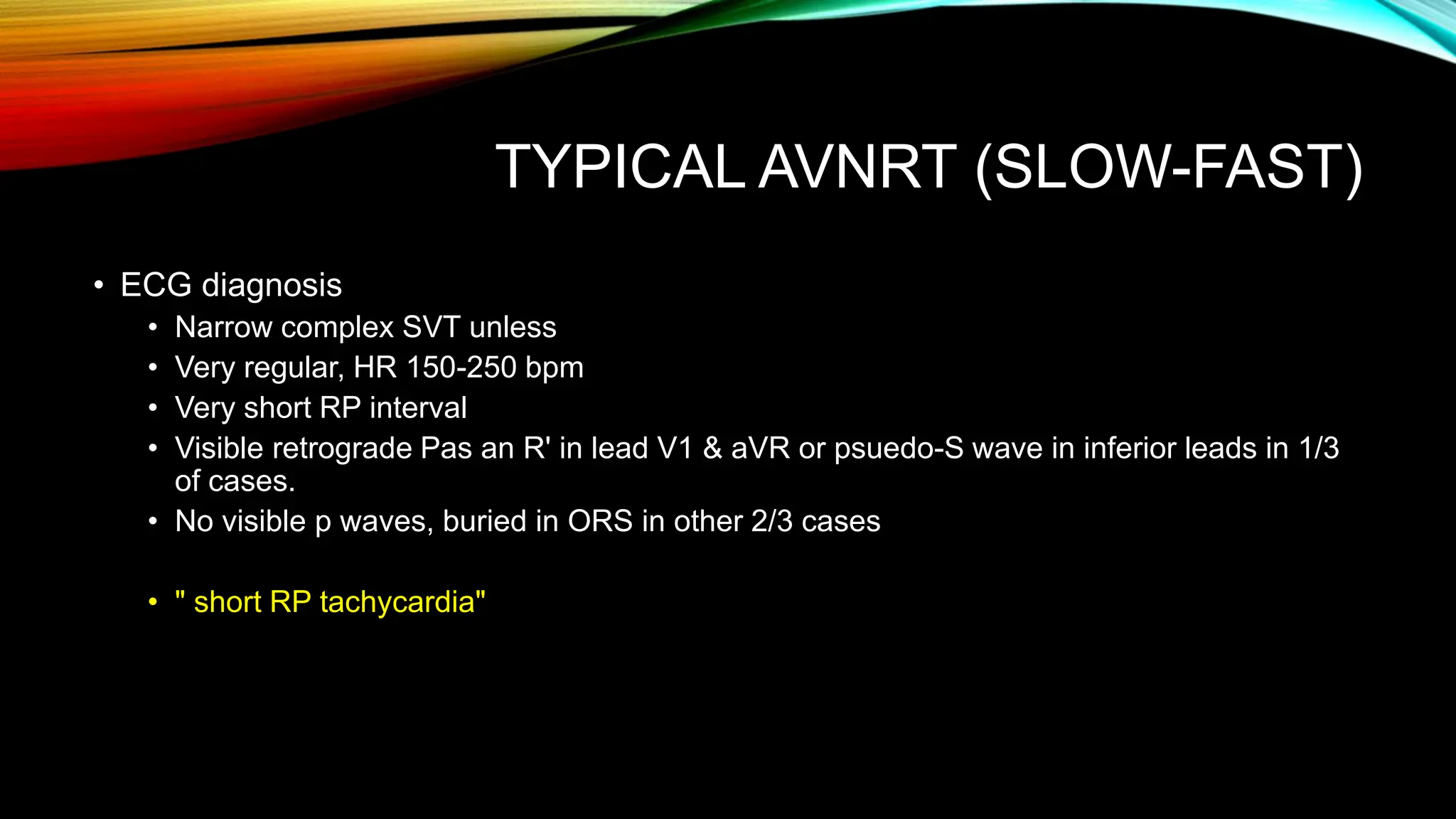 Narrow QRS Tachycardia diagnosis and treatment.pptx