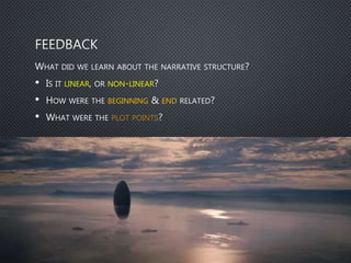 Narrative in short film | PPTX | Movies | Entertainment