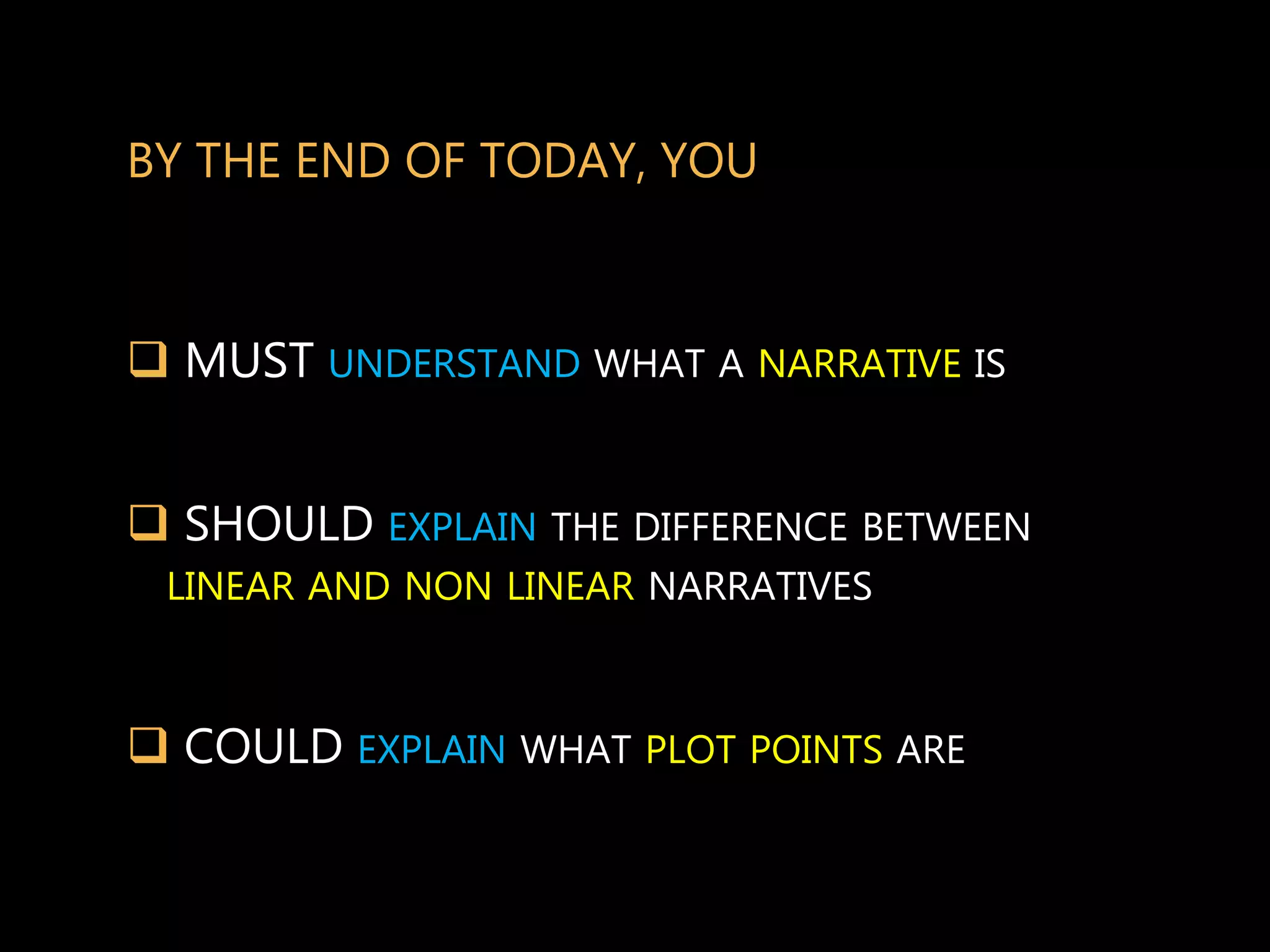 Film Narrative & concept: an introduction | PPT