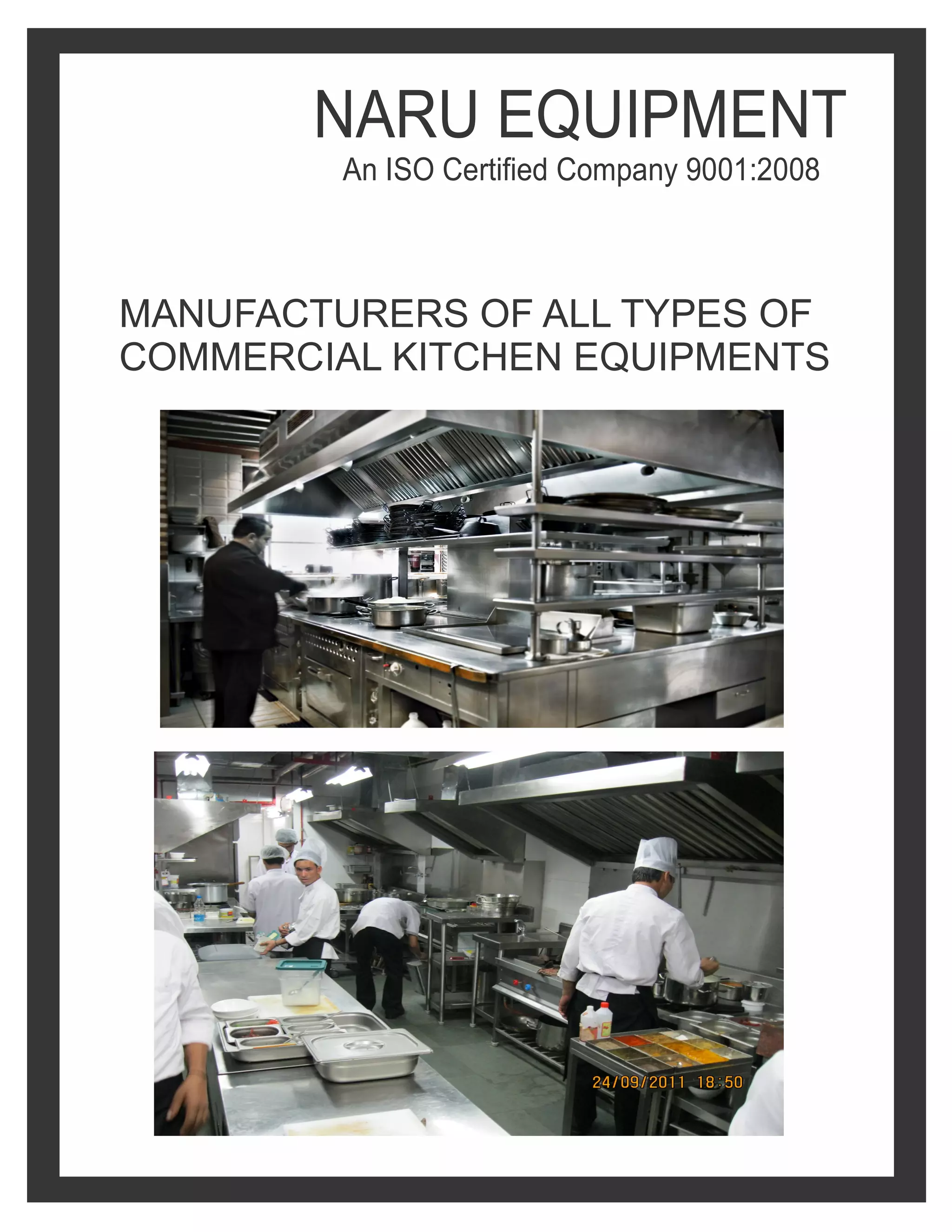 Naru Equipment, Mumbai, Kitchen Equipments | PDF