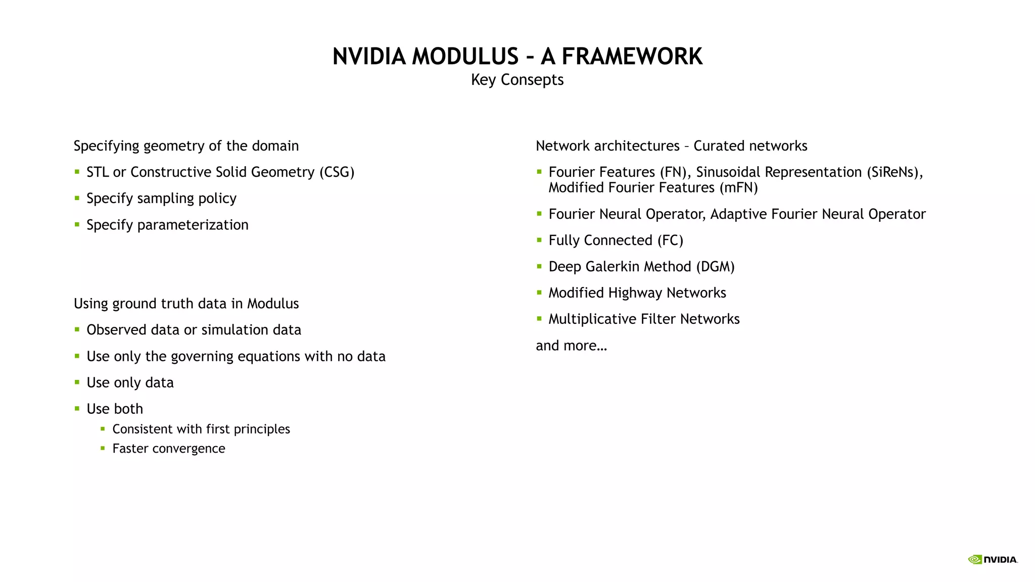 NVIDIA Modulus: Physics ML 開発のためのフレームワーク | PDF