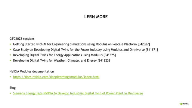 NVIDIA Modulus: Physics ML 開発のためのフレームワーク | PDF