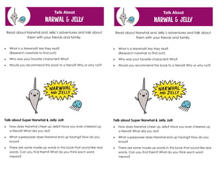 Narwhal & Jelly Discussion Questions | PDF