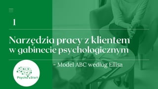Narzędzia pracy z klientem w gabinecie psychologicznym.pdf | Mental ...