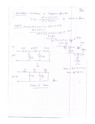 Network Synthesis | PDF