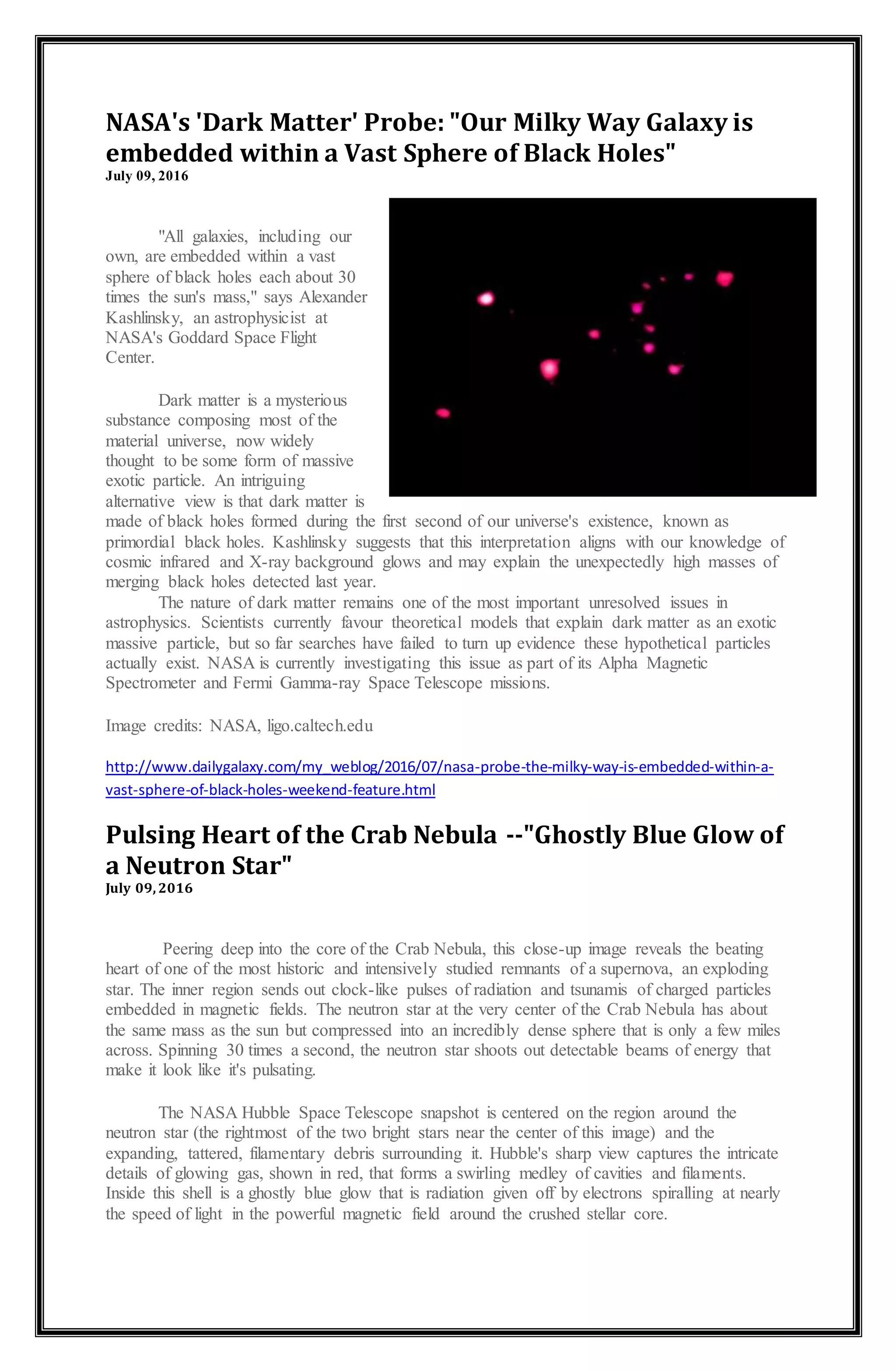 ADVANCEMENTS OF THE UNIVERSE | DOCX | Physics | Science