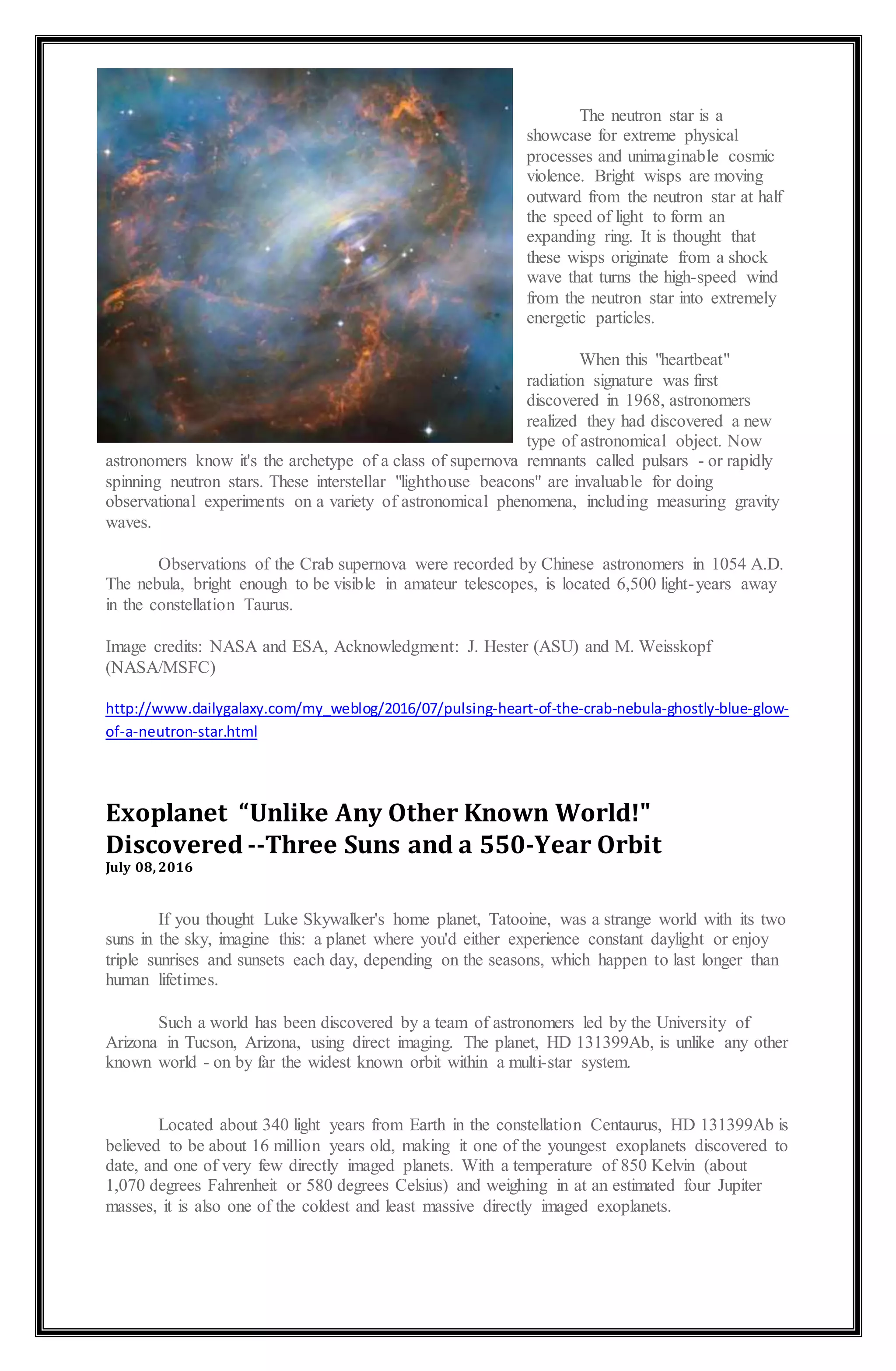 ADVANCEMENTS OF THE UNIVERSE | DOCX | Physics | Science