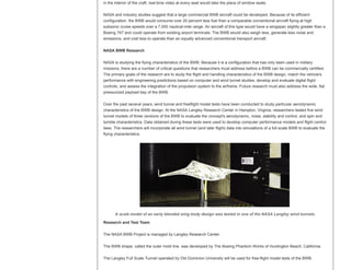 Blended Wing Body – A potential new aircraft design | PDF