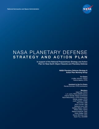 NASA Planetary Defense Strategy And Action Plan | PDF | Geography | Science