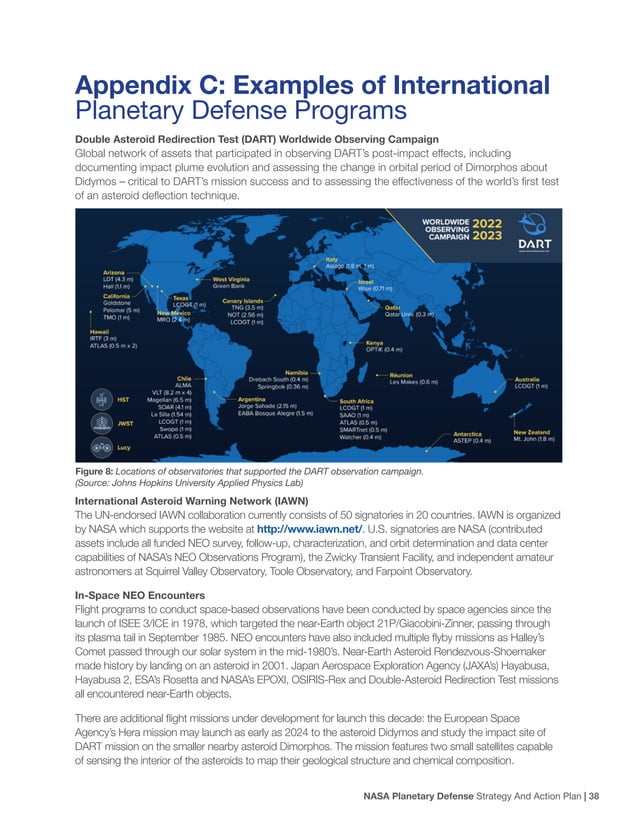 NASA Planetary Defense Strategy And Action Plan | PDF | Geography | Science