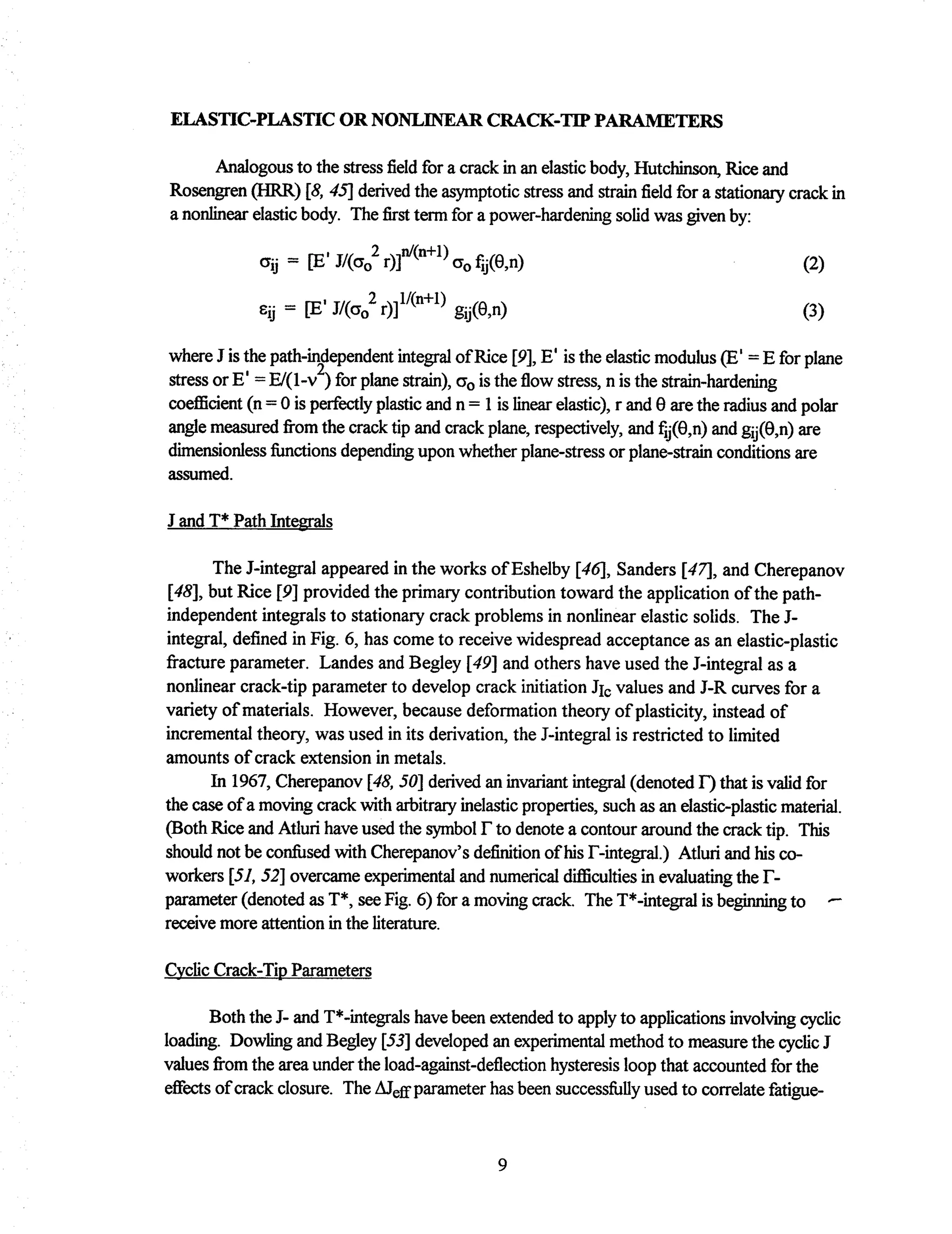 Nasa the merging of fatigue and fracture mechanics concepts | PDF