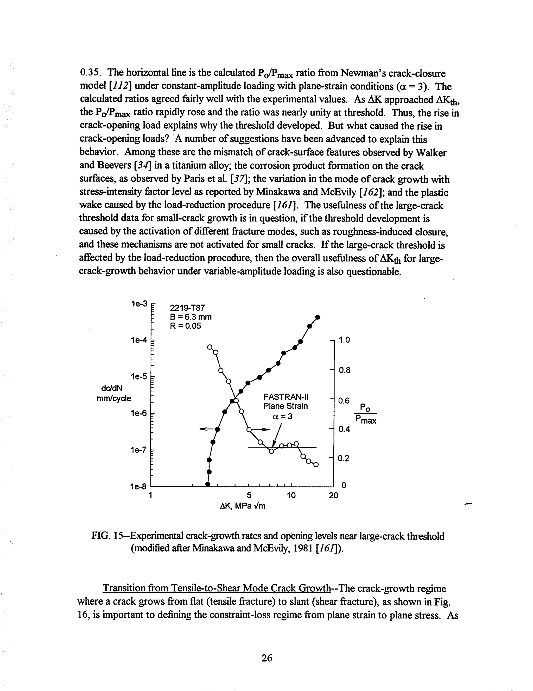Nasa the merging of fatigue and fracture mechanics concepts | PDF