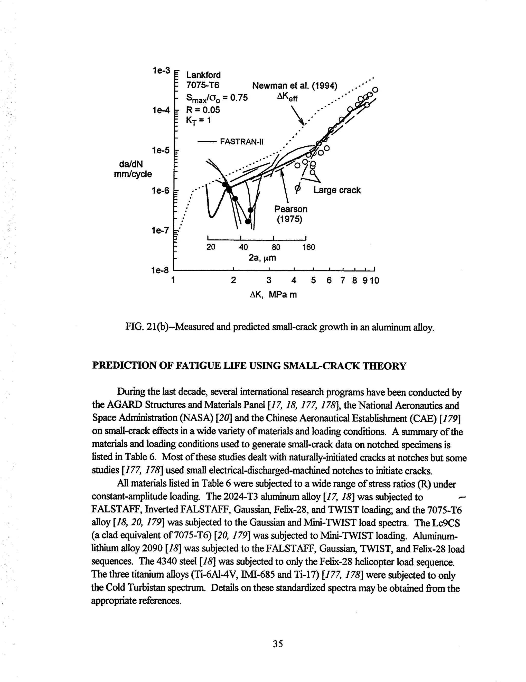 Nasa the merging of fatigue and fracture mechanics concepts | PDF