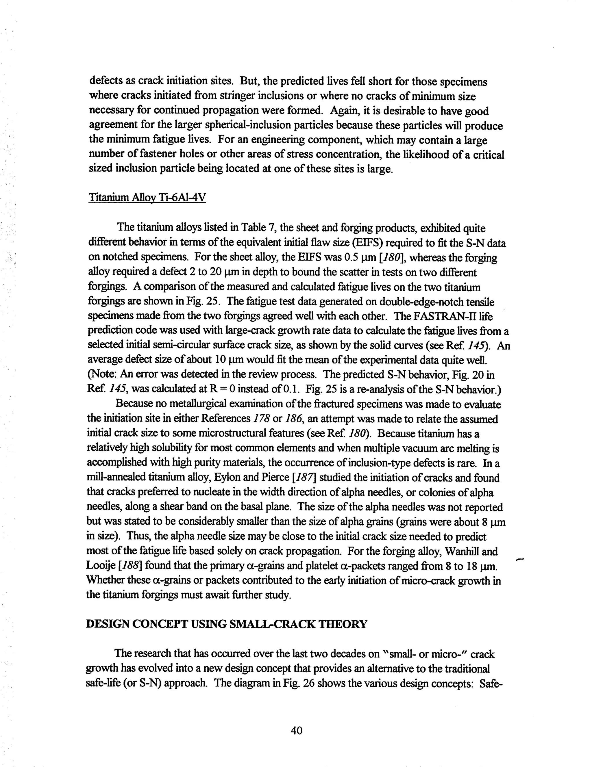 Nasa the merging of fatigue and fracture mechanics concepts | PDF