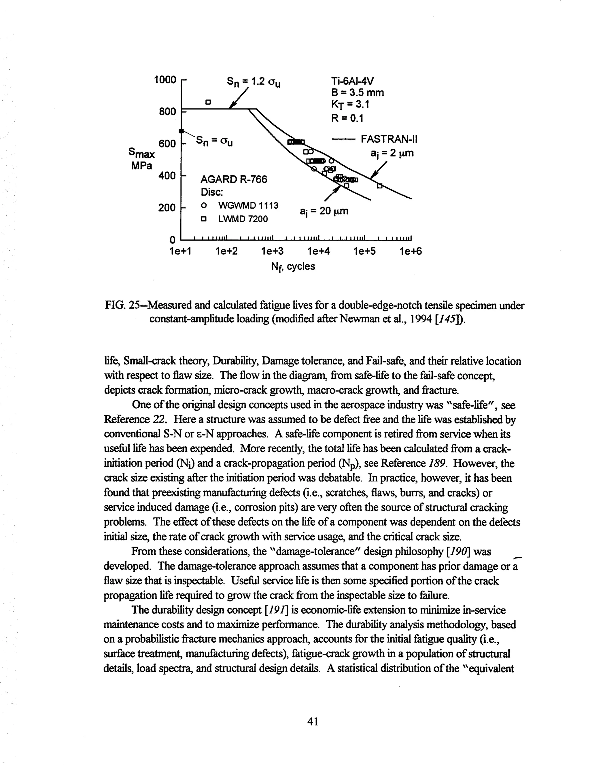 Nasa the merging of fatigue and fracture mechanics concepts | PDF
