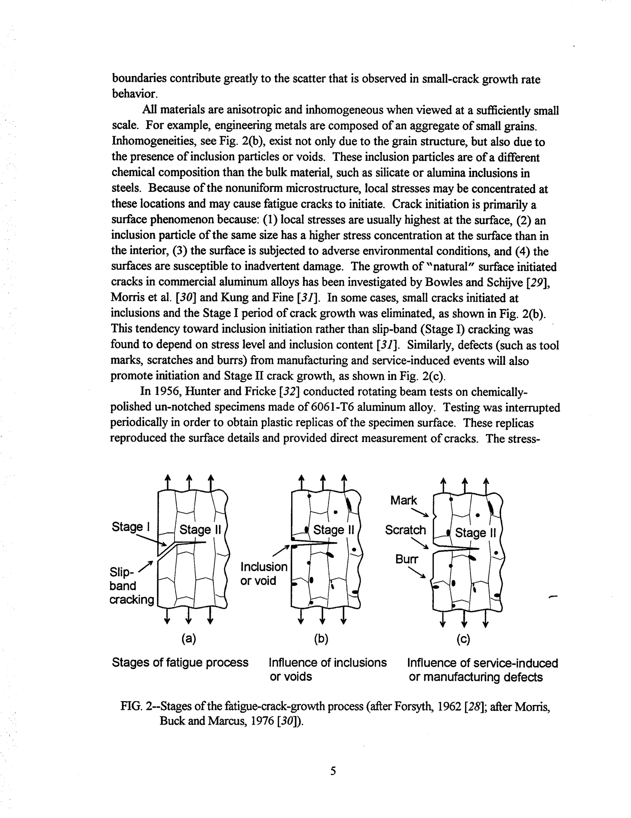Nasa the merging of fatigue and fracture mechanics concepts | PDF
